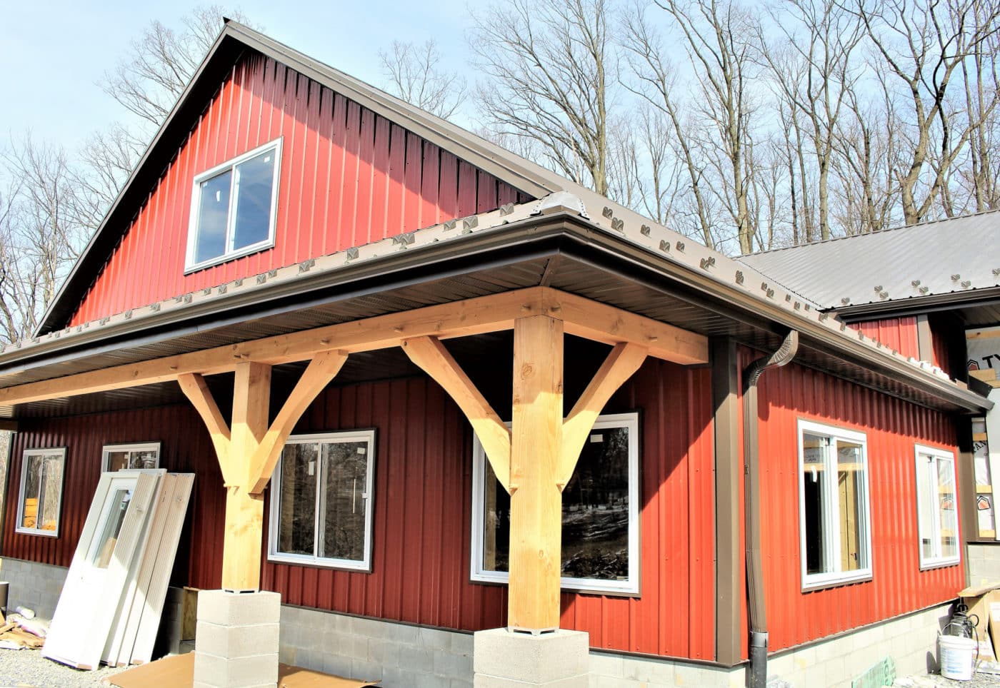 Front Facade Steel Building Siding