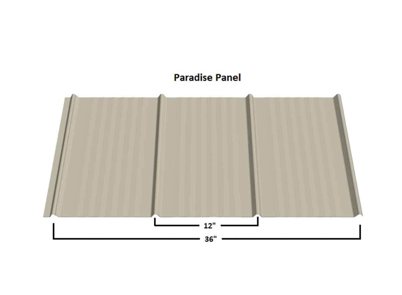 The Paradise Panel | Steel Panels For Roofing & Siding